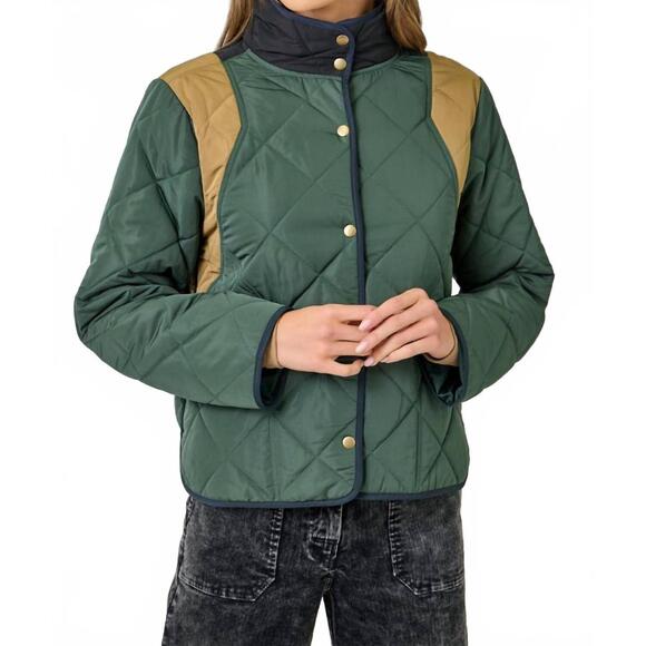 Mystree | Jackets & Coats | New Mystree Color Block Padded Jacket In ...